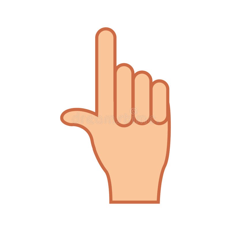Hand gesture icon image stock vector. Illustration of pointer - 79572850
