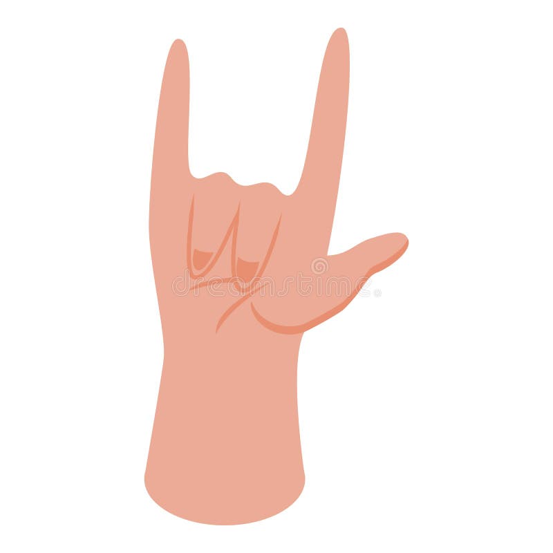 Hand Gesture Icon, Isometric Style Stock Vector - Illustration of thumb ...
