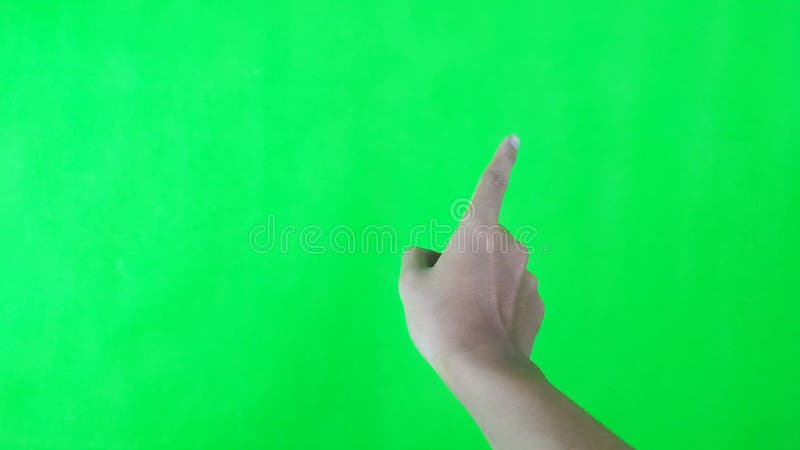 Hand Gesture Indicating No or Prohibition, with One Index Finger, on a ...