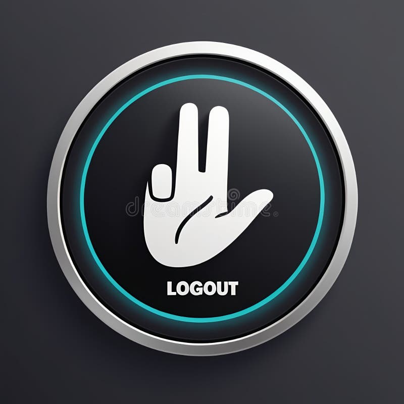 Logout Button Stock Illustrations – 2,079 Logout Button Stock ...