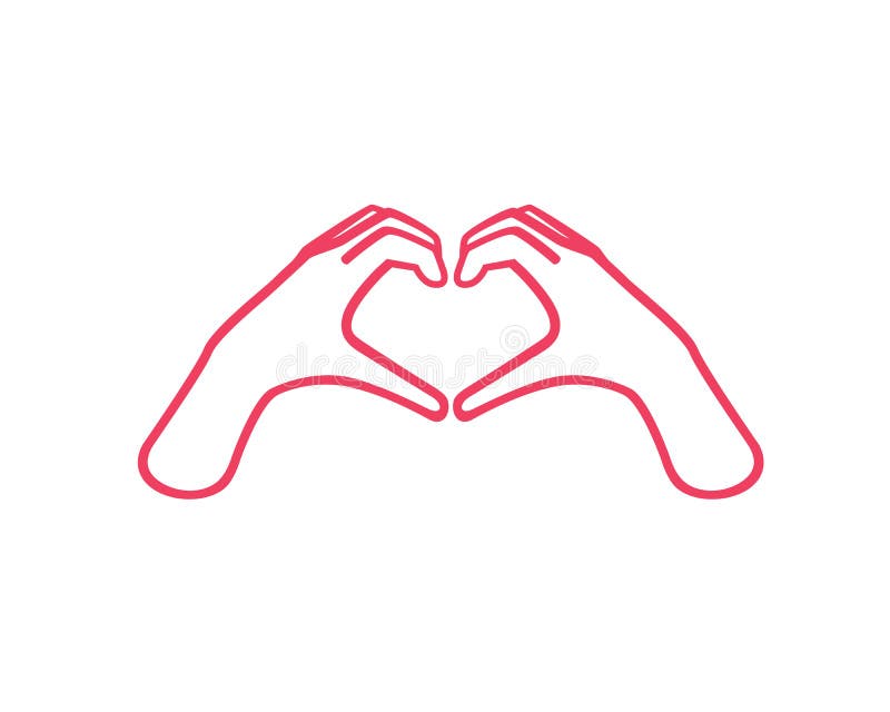 Hand Gesture of Love Symbol Stock Vector - Illustration of design, hand ...