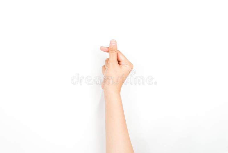 A Hand Gesture of a Certain Expression Stock Image - Image of give ...