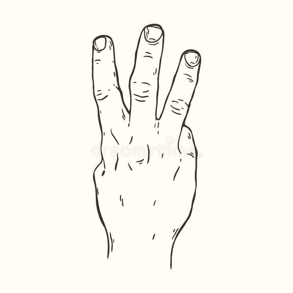 Three Fingers Stock Illustrations – 3,376 Three Fingers Stock ...