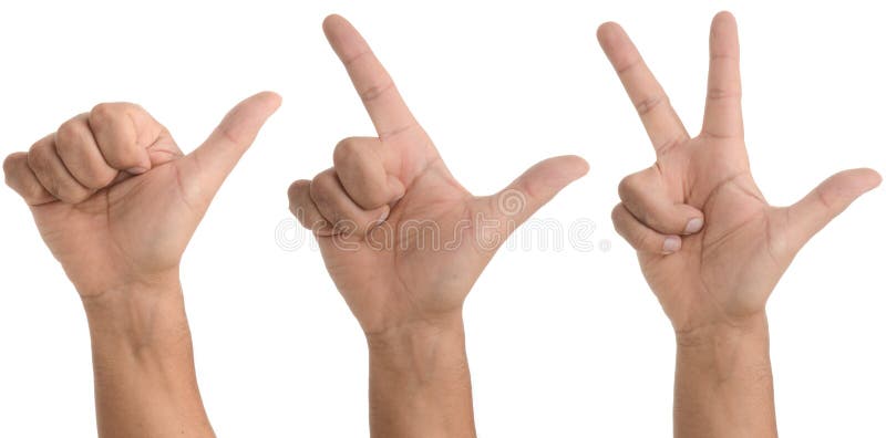 Hand Gestures - Carrying or Holding Stock Image - Image of finger ...