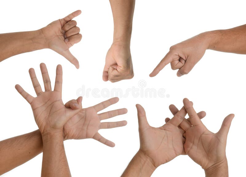 Hand gestures stock image. Image of closeup, multiple - 26370067