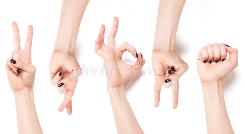 Hand gestures 1 stock image. Image of gesture, closeup - 40224313