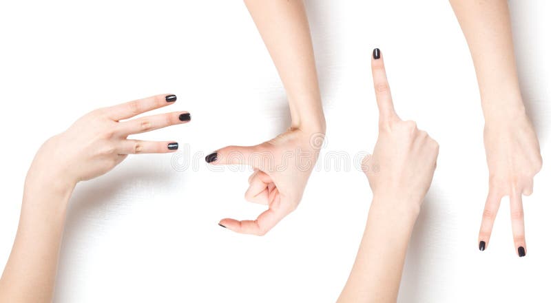Hand gestures 4 stock photo. Image of symbol, care, nails - 40224328