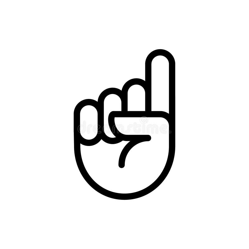 Finger Outline Stock Illustrations – 25,747 Finger Outline Stock ...