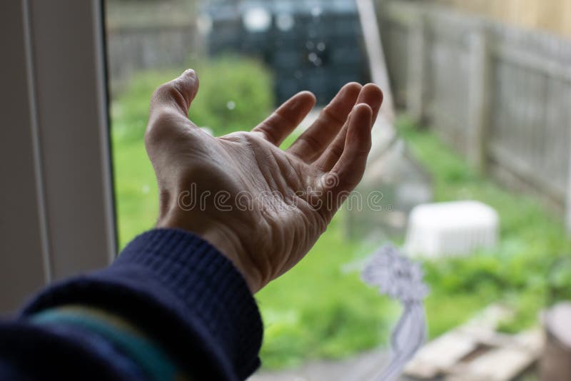 Hand gestures window light stock image. Image of light - 232679981