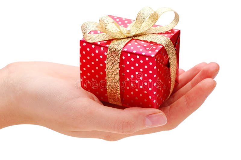 Christmas gift giving stock image. Image of give, xmas - 1536721