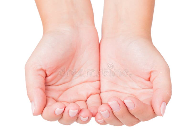 Kids Hello Welcome Painted on Hands Stock Photo - Image of artistic ...