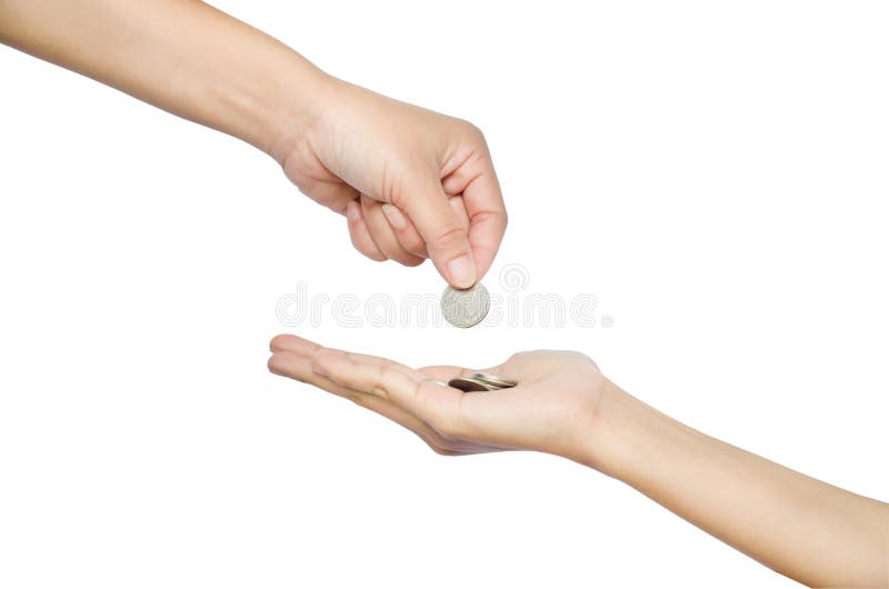 Hand give money stock image. Image of manager, charity - 40297683