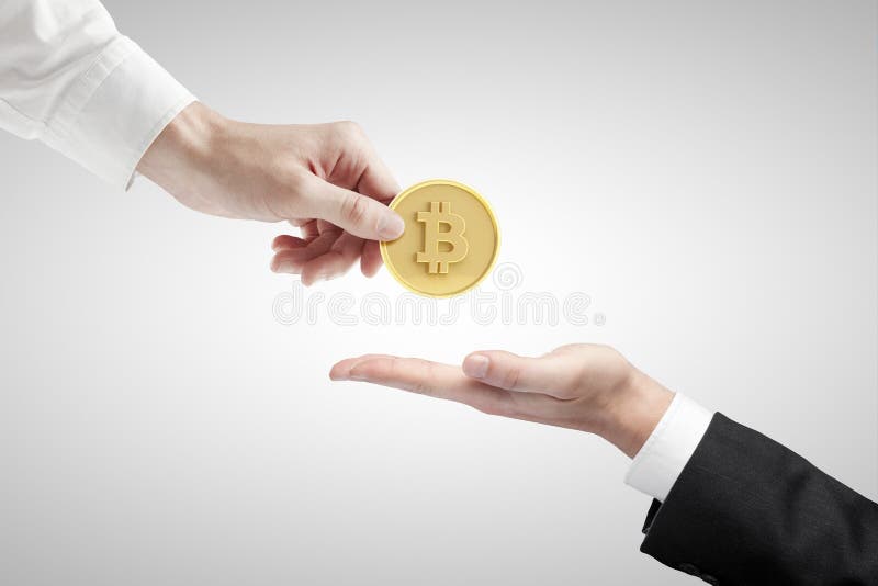 Bitcoin with paper stock image. Image of market, games - 70814037
