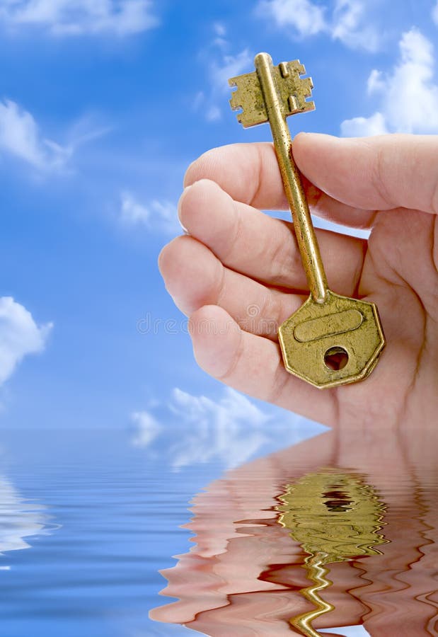 Hand Giving a Key stock image. Image of entrance, company - 1204057