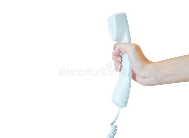 Hand giving a phone tube stock image. Image of helpdesk - 40968277