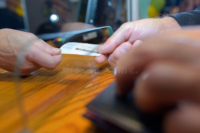 Hand giving ticket stock image. Image of entrance, participation ...