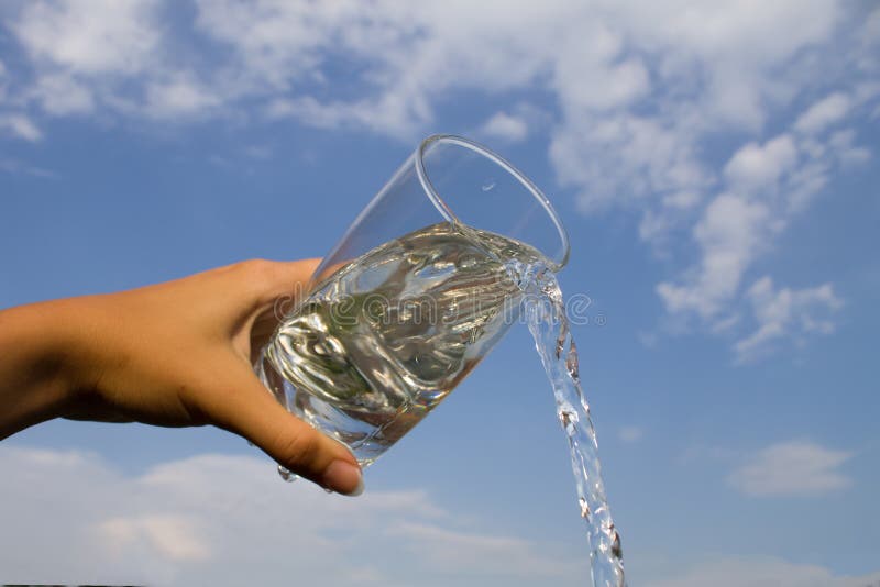 Hand with glass stock image. Image of person, refreshment - 25900241