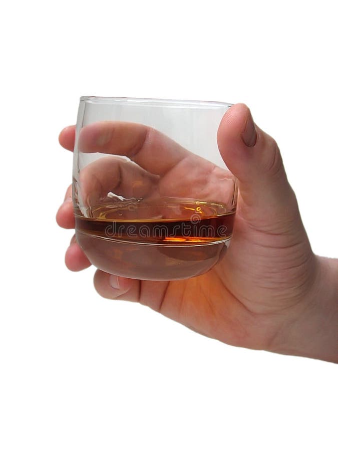Hand with glass stock image. Image of drink, glass, male - 5564149