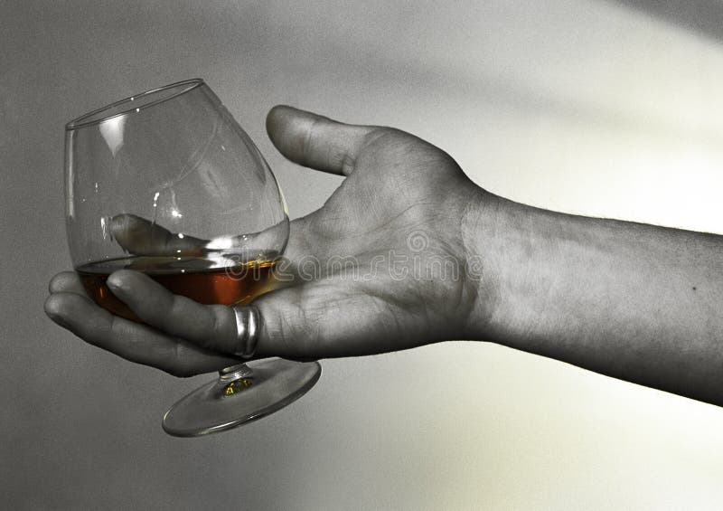 Hand With A Glass Picture. Image: 1937368