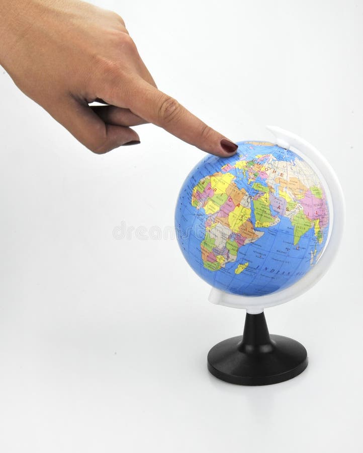 Hand with Globul September 11, 2016 Stock Image - Image of globe, hand ...