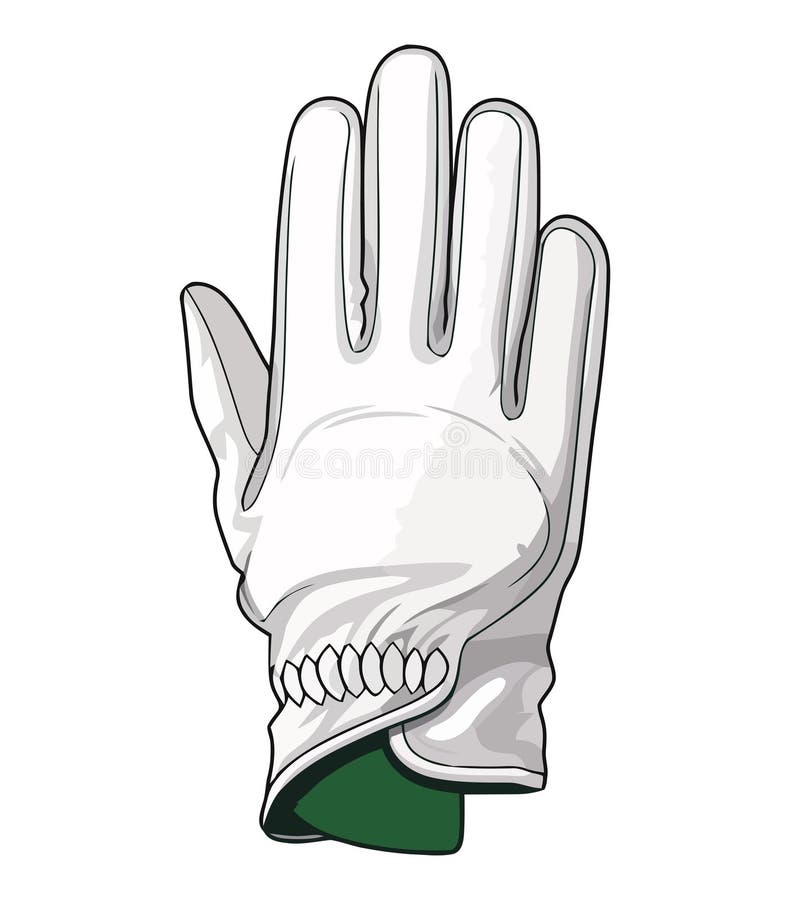 Hand in glove stock vector. Illustration of leather - 290837788