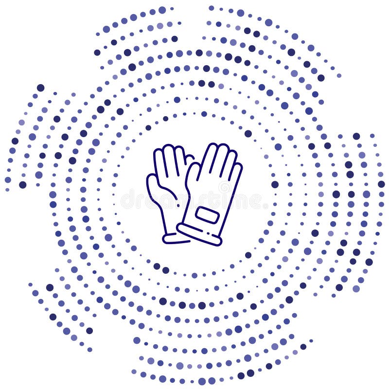 Hand Glove Vector Icon. Hand Glove Editable Stroke. Hand Glove Linear ...