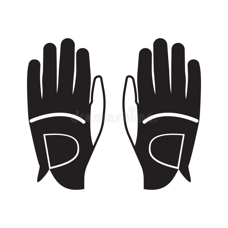 Hand Gloves. Vector Illustration Decorative Design Stock Vector ...