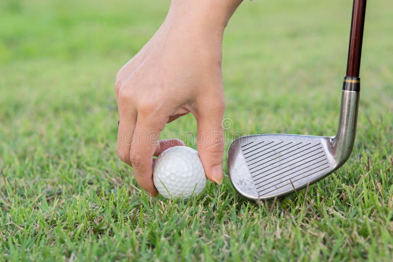Hand golf stock image. Image of golf, grass, sport, bright - 48550647