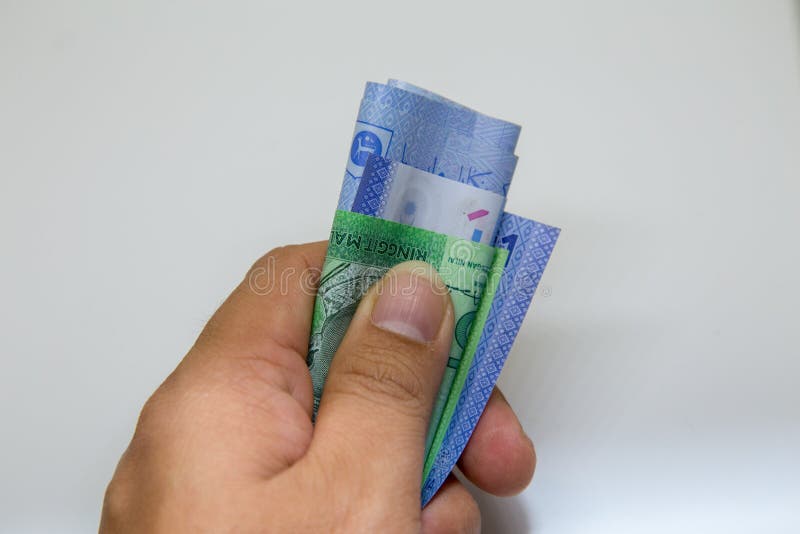 A Hand Grab a Money Ringgit Malaysia Notes RM Stock Image - Image of ...