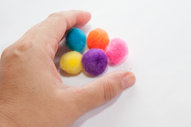 Hand Grabing Five Colored Balls Stock Photos - Free & Royalty-Free ...