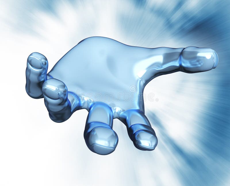 Hand of grace stock illustration. Illustration of symbol - 49547698