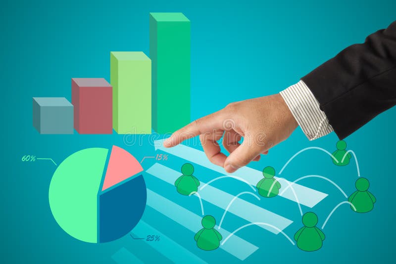 Hand and graph stock image. Image of achievement, chart - 21583733