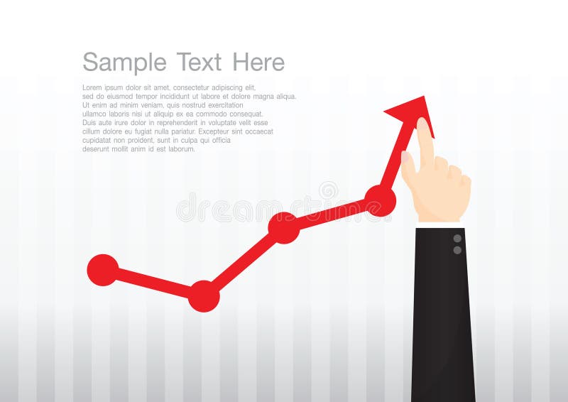 Hand Graph Concept stock vector. Illustration of profit - 56030196