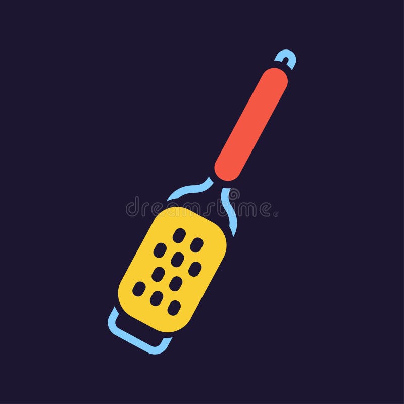 Hand Grater. Kitchenware Icon. Color Vector Kitchen Utensil and Tool ...