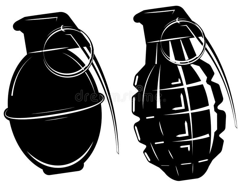 Exploding Grenade Drawing