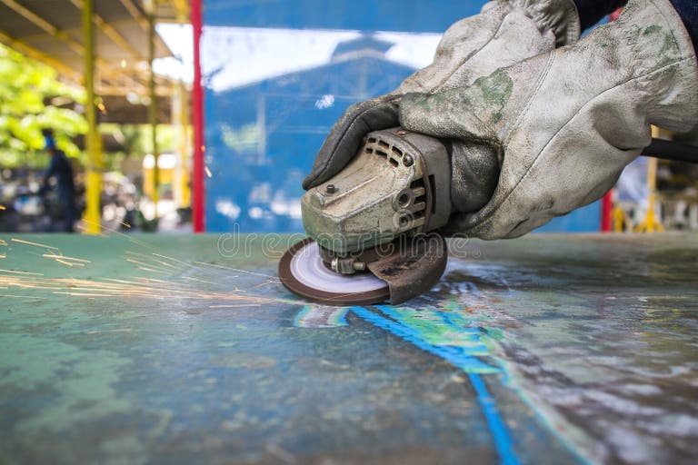 Hand grinder stock image. Image of power, hand, blade - 32007175