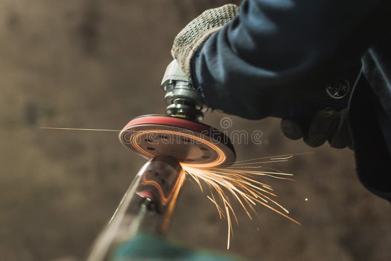 Hand grinder stock photo. Image of metal, protection - 84139844