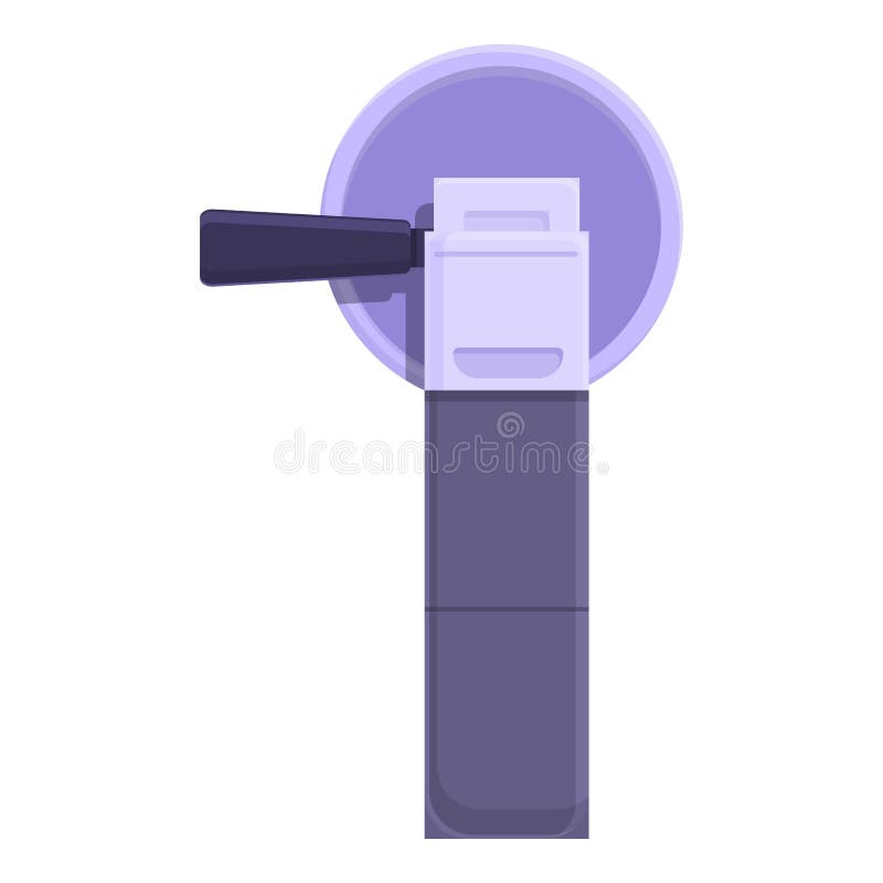 Hand Grinding Machine Icon, Cartoon Style Stock Vector - Illustration ...
