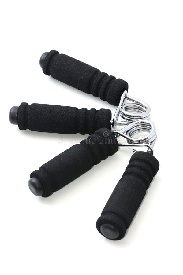 Hand grip exercise stock image. Image of trainer, equipment - 17122737