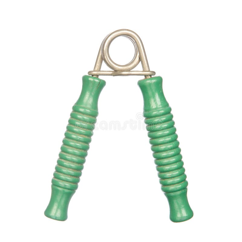 Hand Grip Equipment for Exercise Isolated on White Stock Photo - Image ...