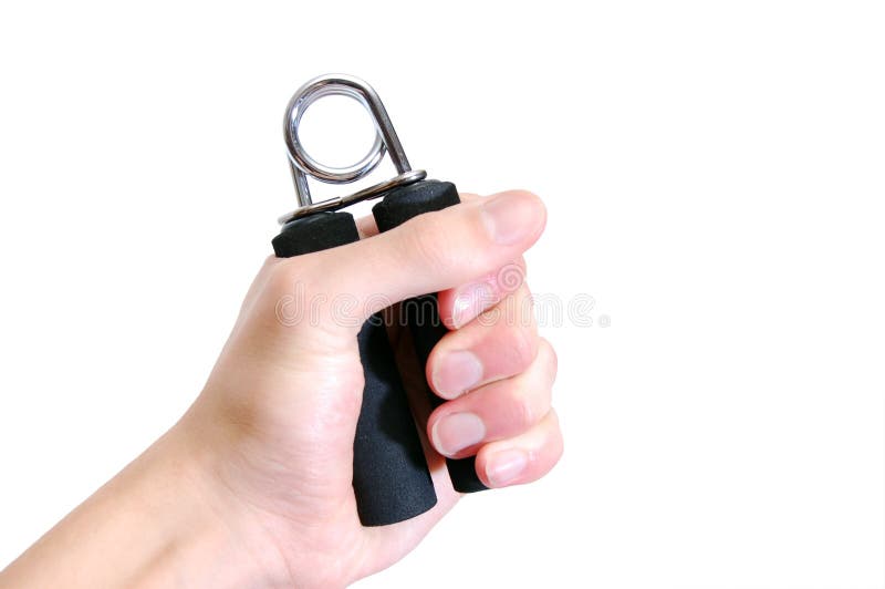Hand grip exerciser stock image. Image of hand, stress - 10189757