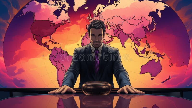 Digital Painting of a Hand Gripping a Gaming Controller Notion of Man ...