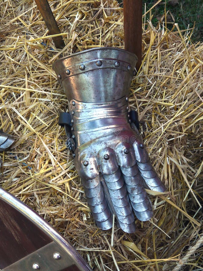 Hand Guard of a Knight Armor Stock Photo - Image of metal, ages: 197905262