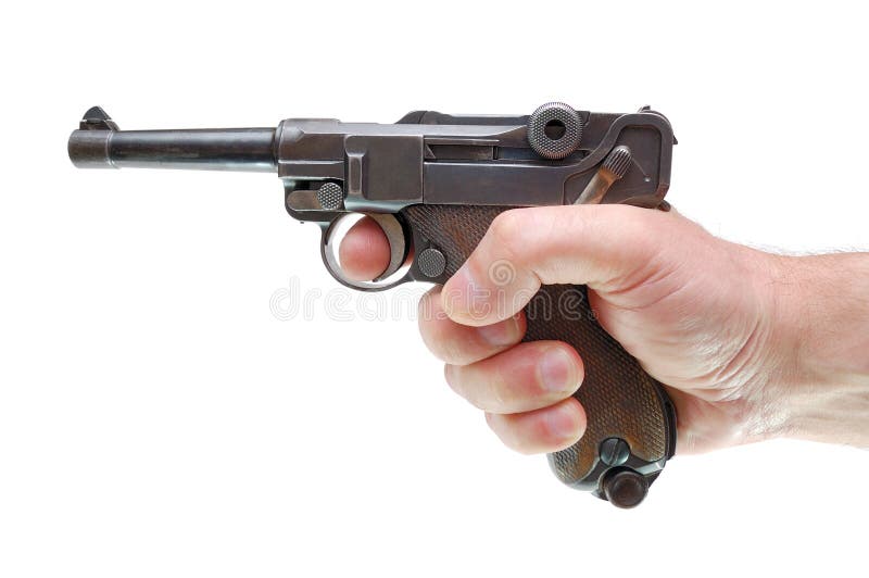 Hand With Gun Picture. Image: 4863291
