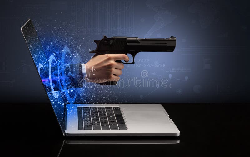 Computer Monitor Hand Gun Stock Images - Download 251 Royalty Free Photos