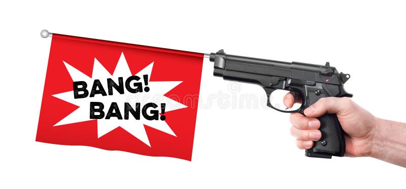 Hand gun prank stock photo. Image of handle, military - 49632664
