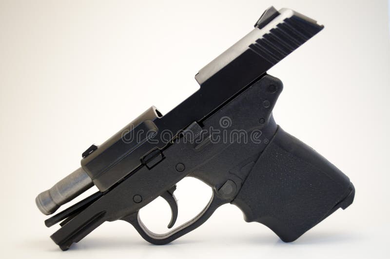 Hand gun with slide locked stock photo. Image of auto - 28522642