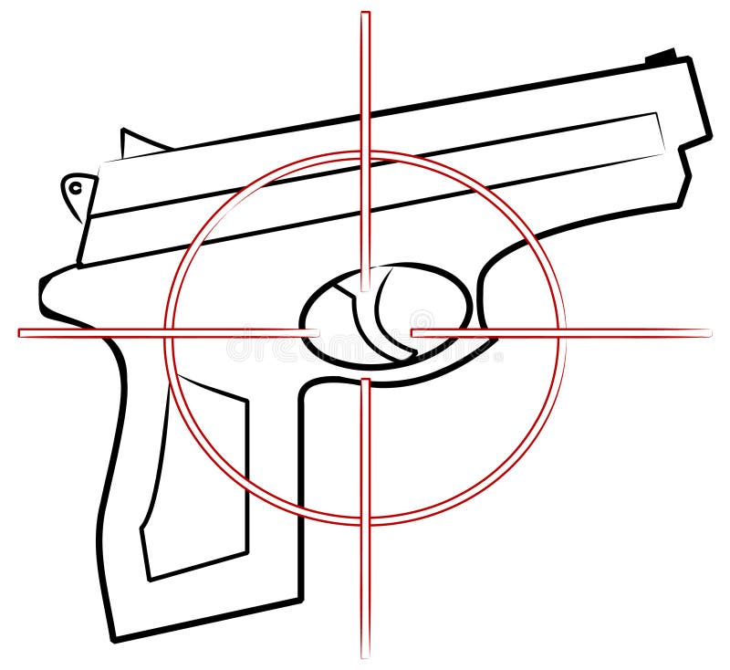 Gun Outline Stock Illustrations – 40,499 Gun Outline Stock ...