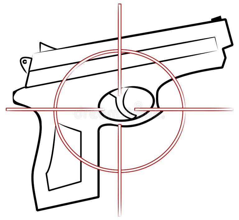 Gun Outline Stock Illustrations – 40,465 Gun Outline Stock ...
