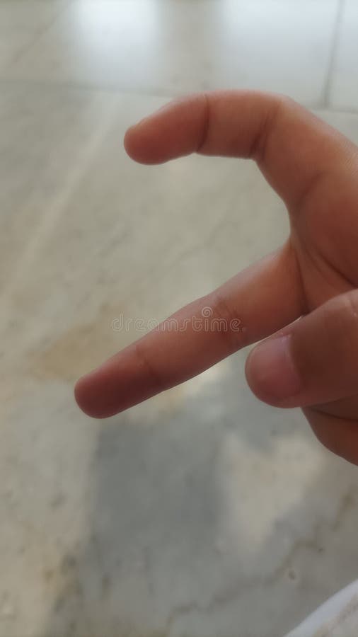 Hand half love sign stock photo. Image of limb, nail - 264394196